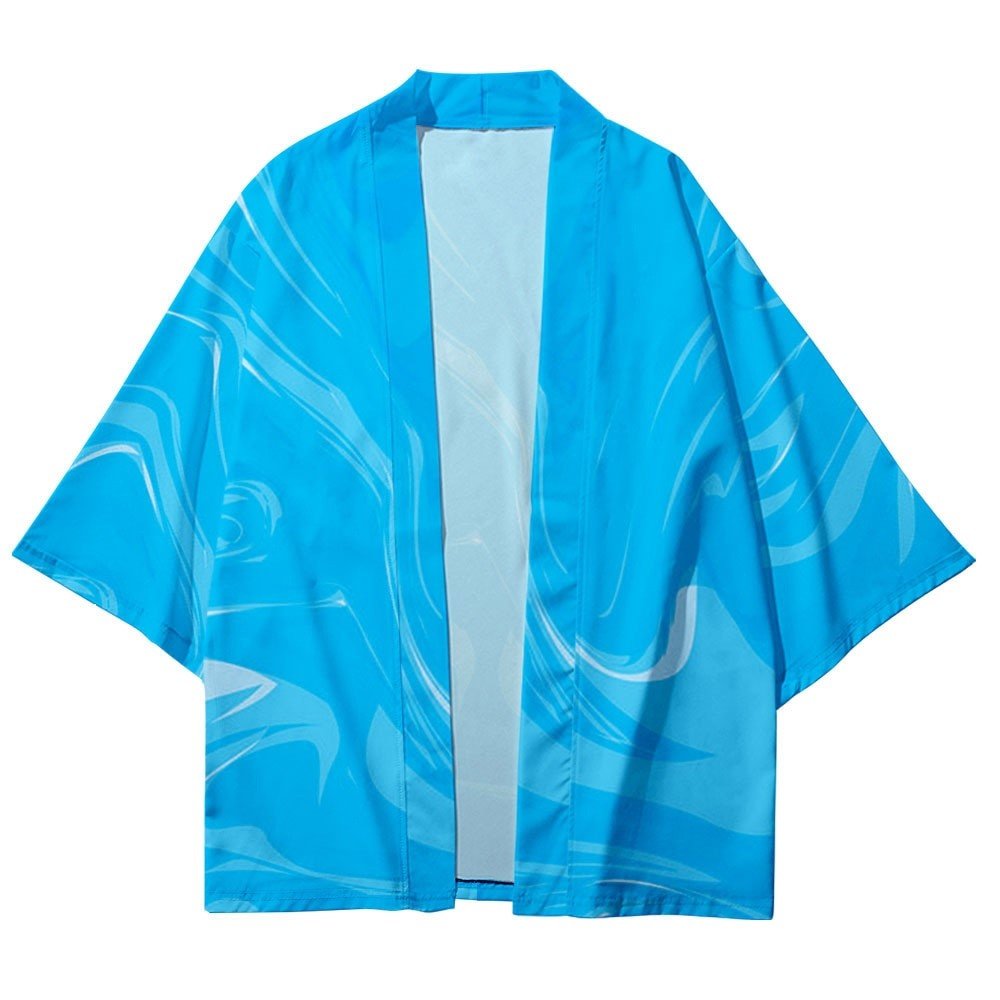 Haori Bleu | AkitoParis™ – AkitoParis Japanese Clothing Boutique