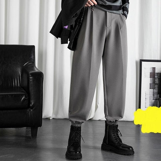 Pantalon Coréen Noir | AkitoParis™